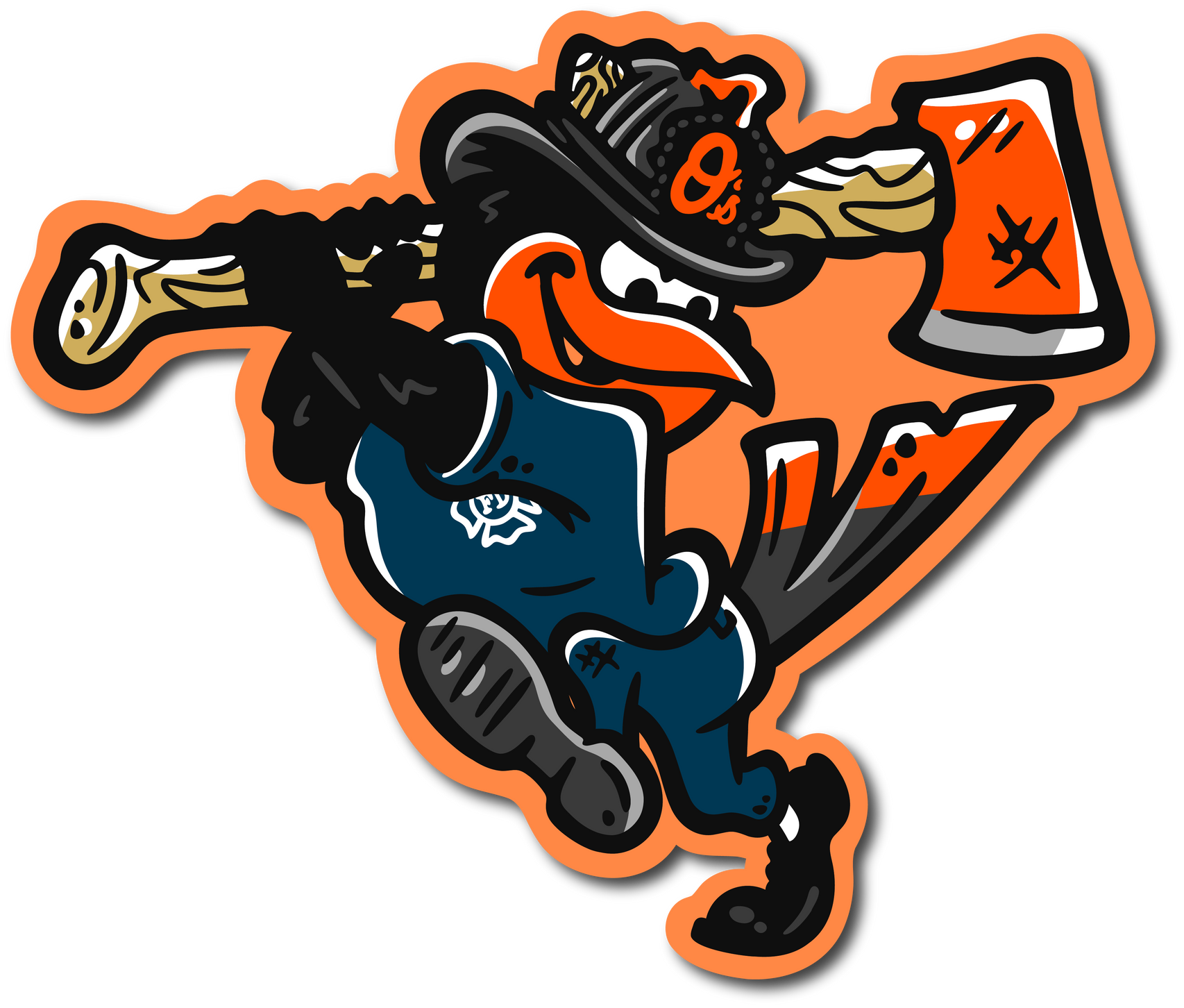 Balto Bird Decal (Sept. '24) – TenThreeGraphics.com