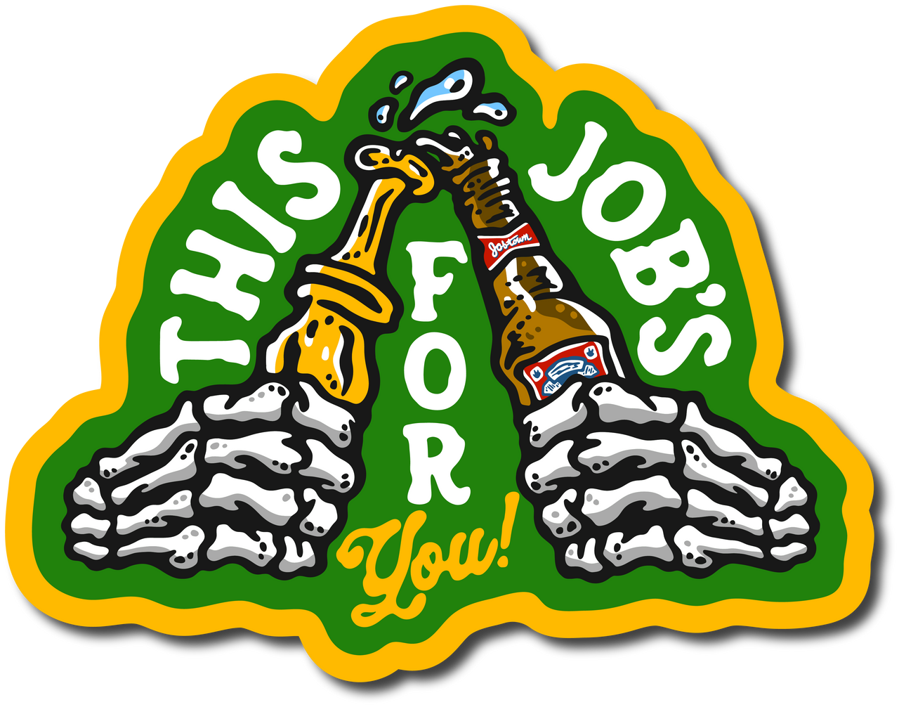 "This Jobs For You" Decal – TenThreeGraphics.com